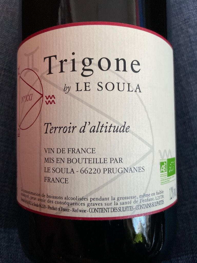 2021 Domaine Le Soula Trigone, France, Vin de France - CellarTracker