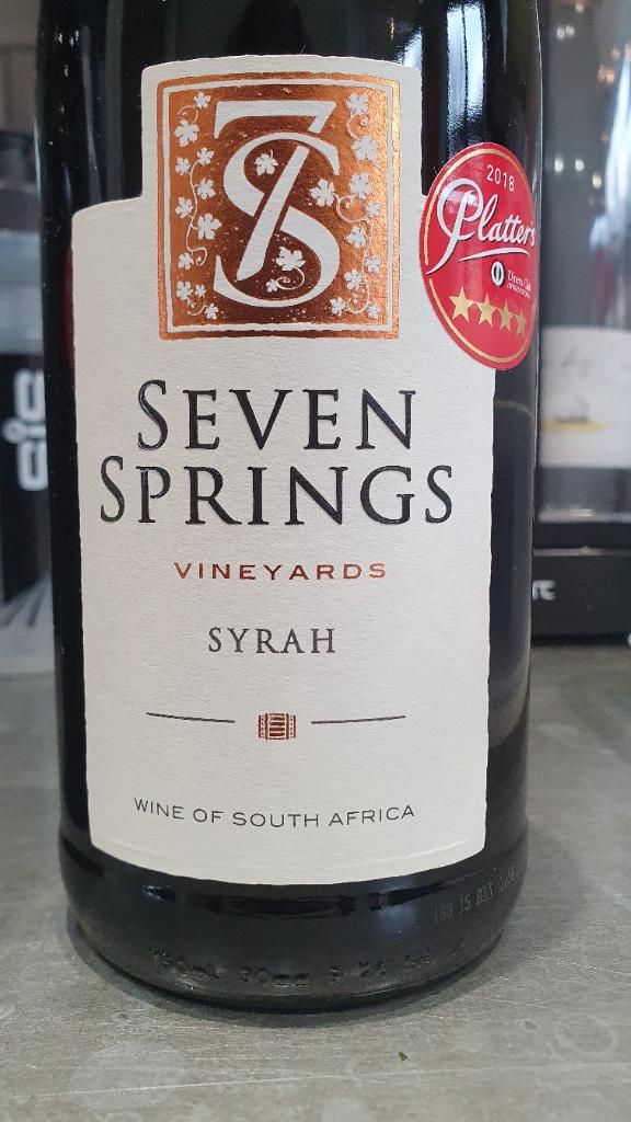 2014 Seven Springs Syrah, South Africa - CellarTracker