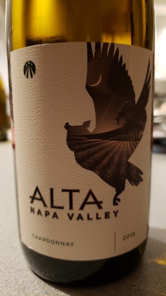 2018 Alta Wines Chardonnay, USA, California, Napa Valley, Yountville ...