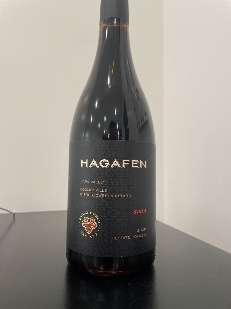 2022 Hagafen Syrah Napa Valley, USA, California, Napa Valley ...
