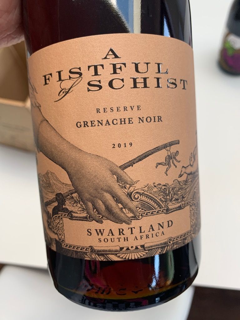 2024 A Fistful of Schist Grenache Noir Reserve, South Africa, Coastal Region, Swartland ...