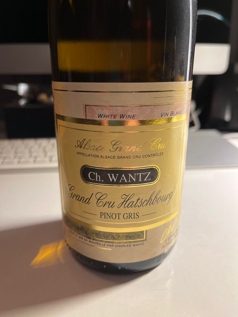 2010 Charles Wantz Pinot Gris, France, Alsace - CellarTracker
