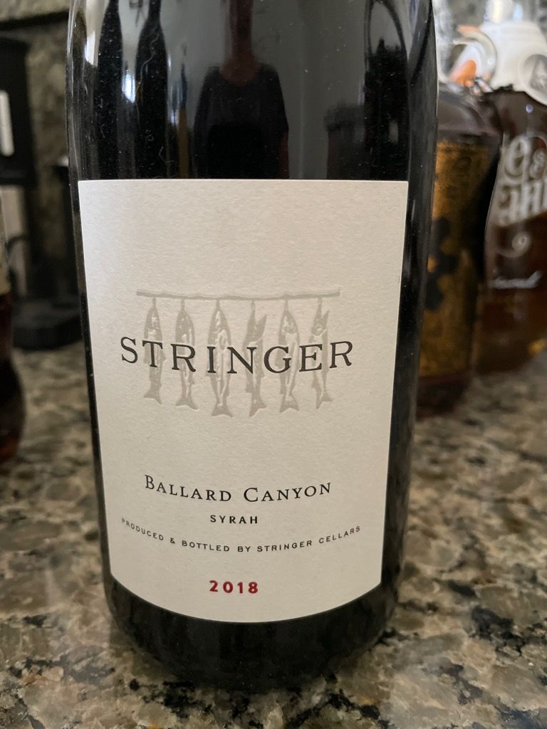 2016 Stringer Cellars Syrah, USA, California, Central Coast, Ballard Canyon - CellarTracker