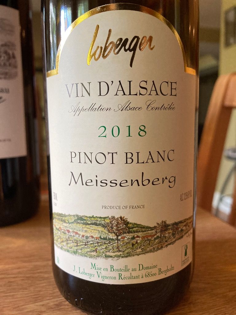 2012 Loberger Pinot Blanc Meissenberg, France, Alsace - CellarTracker