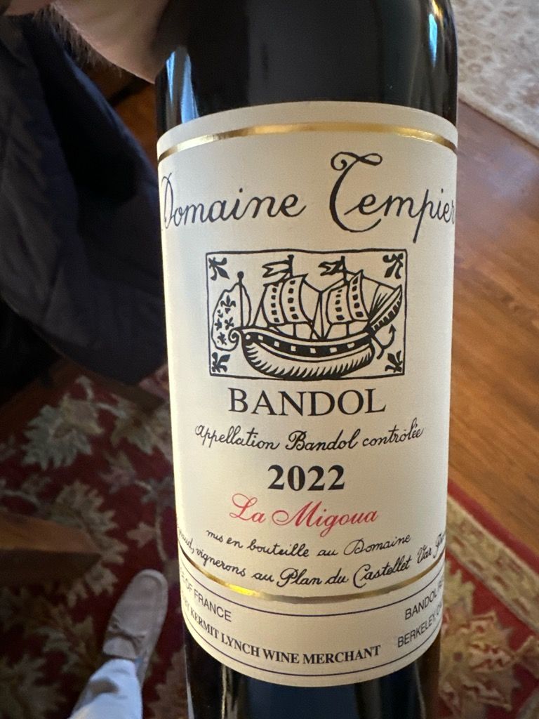 2022 Domaine Tempier Bandol La Migoua, France, Provence, Bandol ...