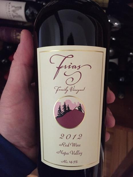 2011 Frias Family Vineyard, USA, California, Napa Valley - CellarTracker