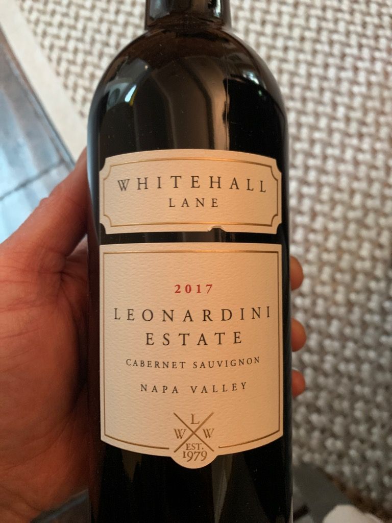 2016 Whitehall Lane Cabernet Sauvignon Leonardini Estate, USA ...