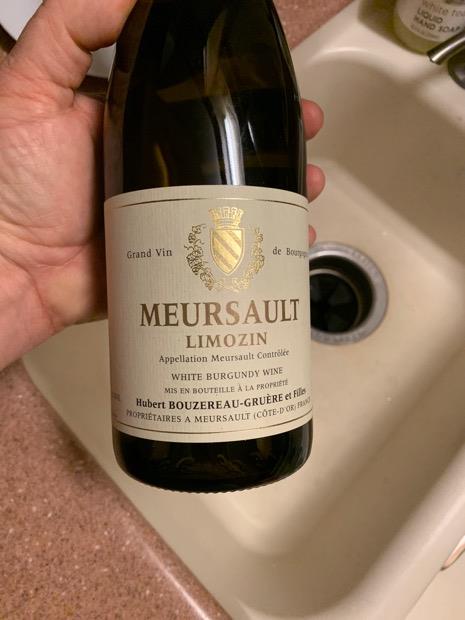 2016 Hubert Bouzereau-Gruère et Filles Meursault Le Limozin, France ...