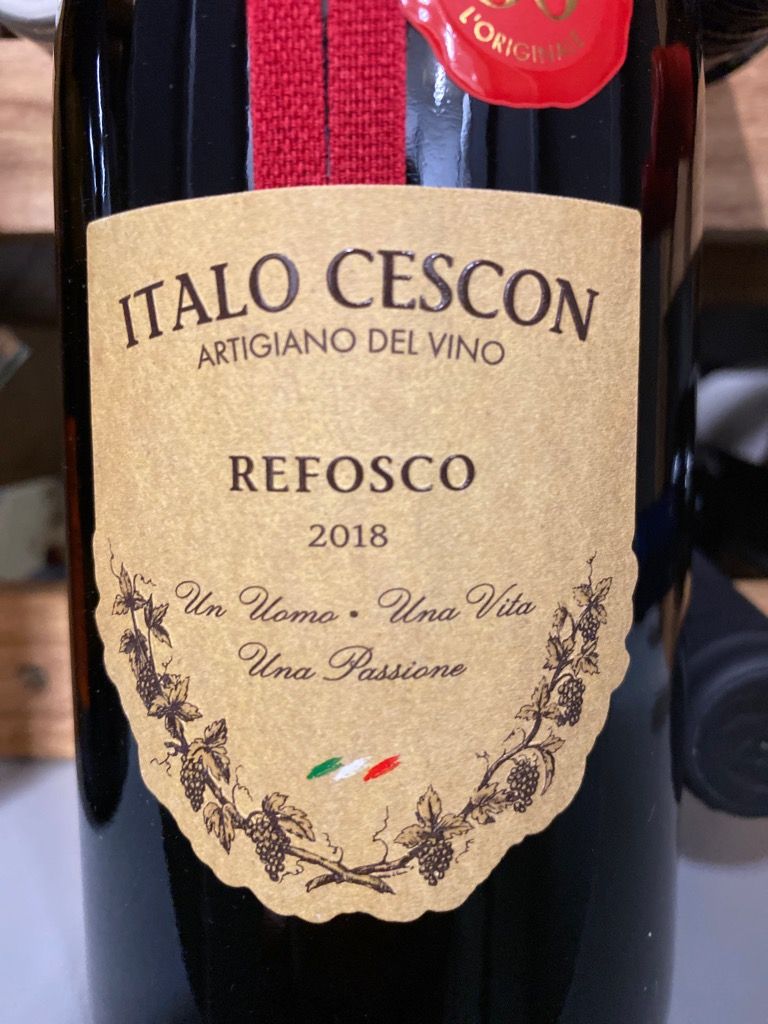 2012 Italo Cescon Friuli Grave Refosco dal Peduncolo Rosso, Italy ...