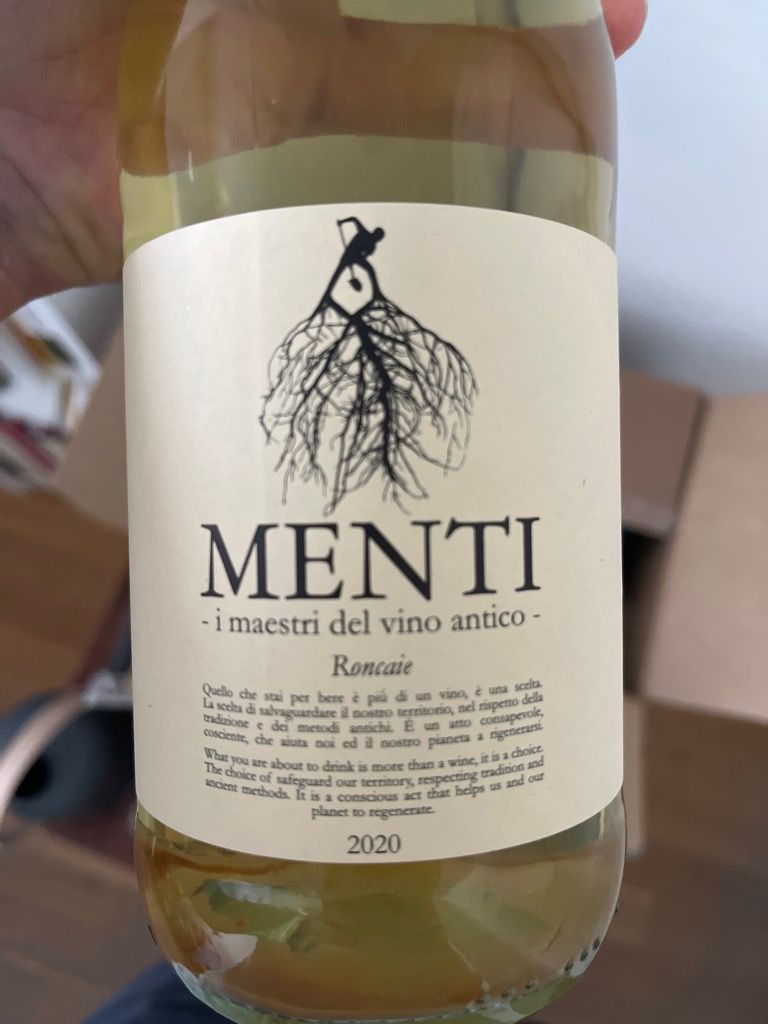 2022 Menti Giovanni Gambellara Roncaie sui lieviti, Italy, Veneto ...