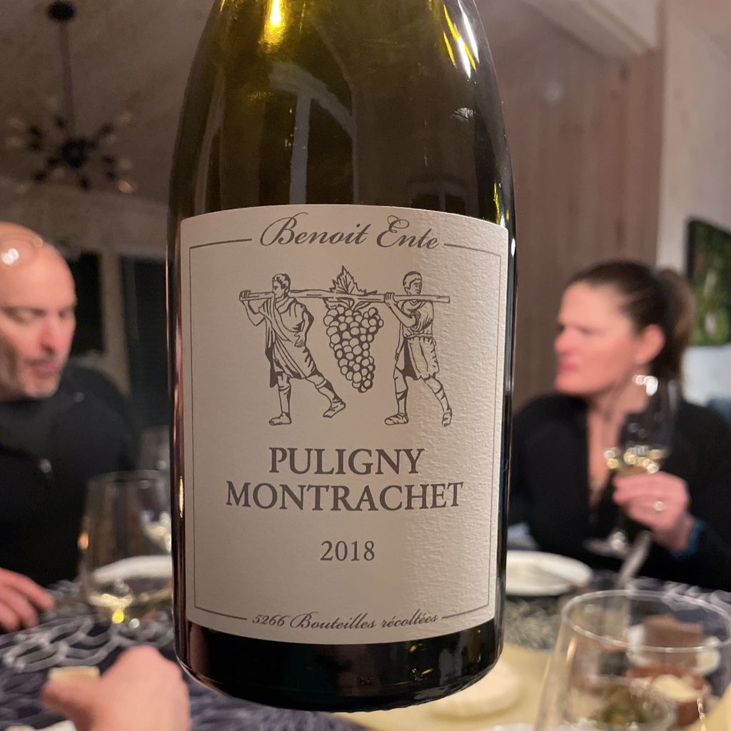 2018 Benoit Ente Puligny-Montrachet, France, Burgundy, Côte de Beaune ...