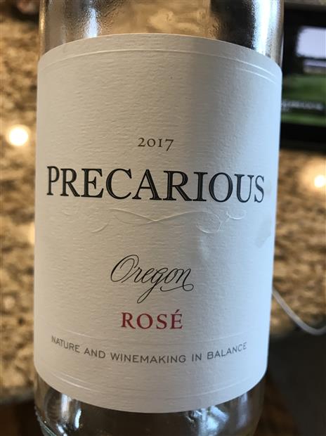 2017 Precarious Cellars Rosé, USA, Oregon - CellarTracker