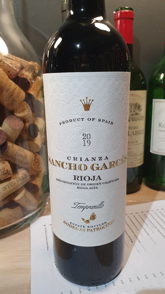 2020 Sancho Garces Rioja Crianza, Spain, La Rioja, La Rioja Alta, Rioja ...