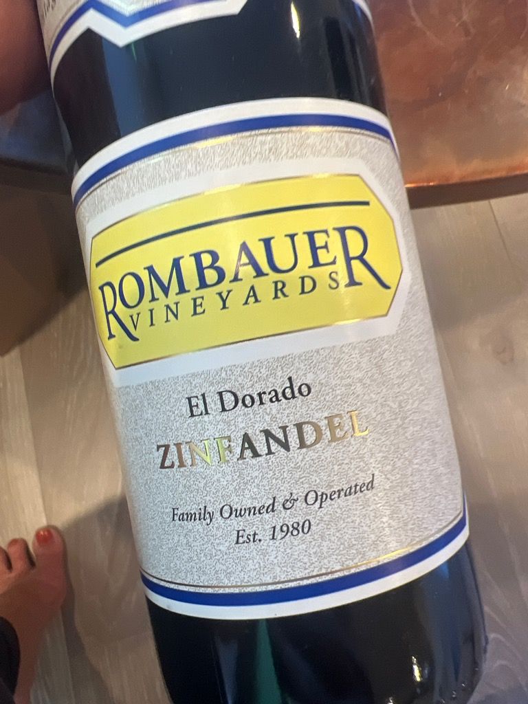 2015 Rombauer Vineyards Zinfandel Twin Rivers El Dorado, USA ...