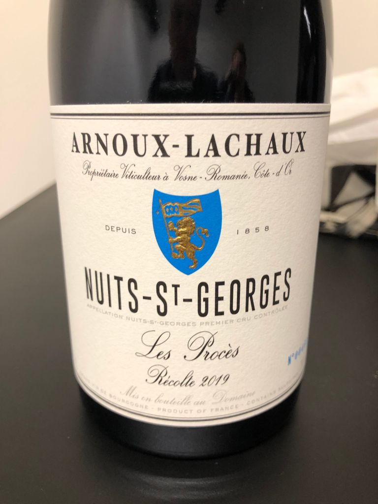 2019 Domaine Robert Arnoux / Arnoux-Lachaux Nuits-Saint-Georges 1er Cru ...