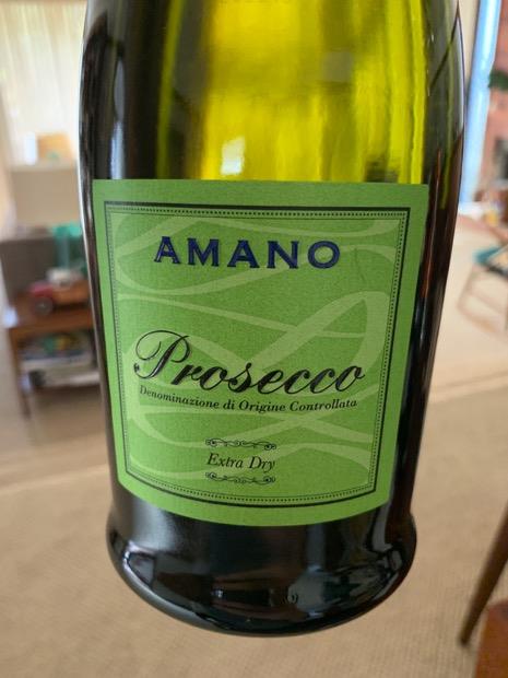 NV Amano Prosecco Extra Dry, Italy, Veneto / Friuli-Venezia Giulia ...