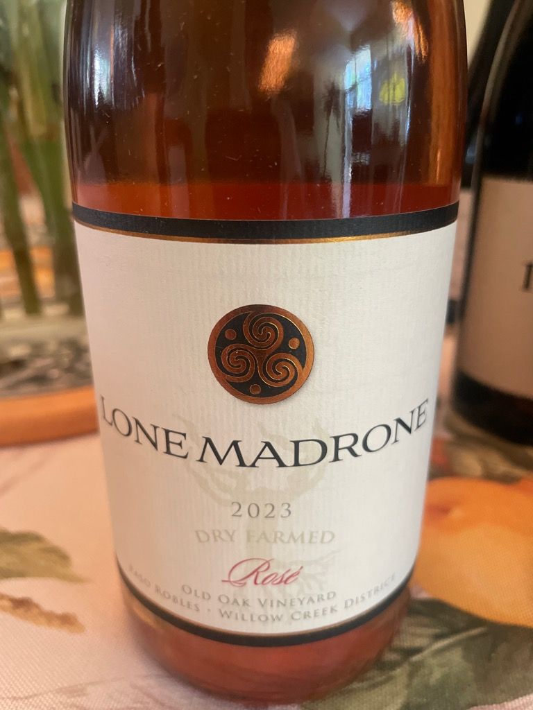2023 Lone Madrone Mourvèdre Rosé Old Oak Vineyard, USA, California ...