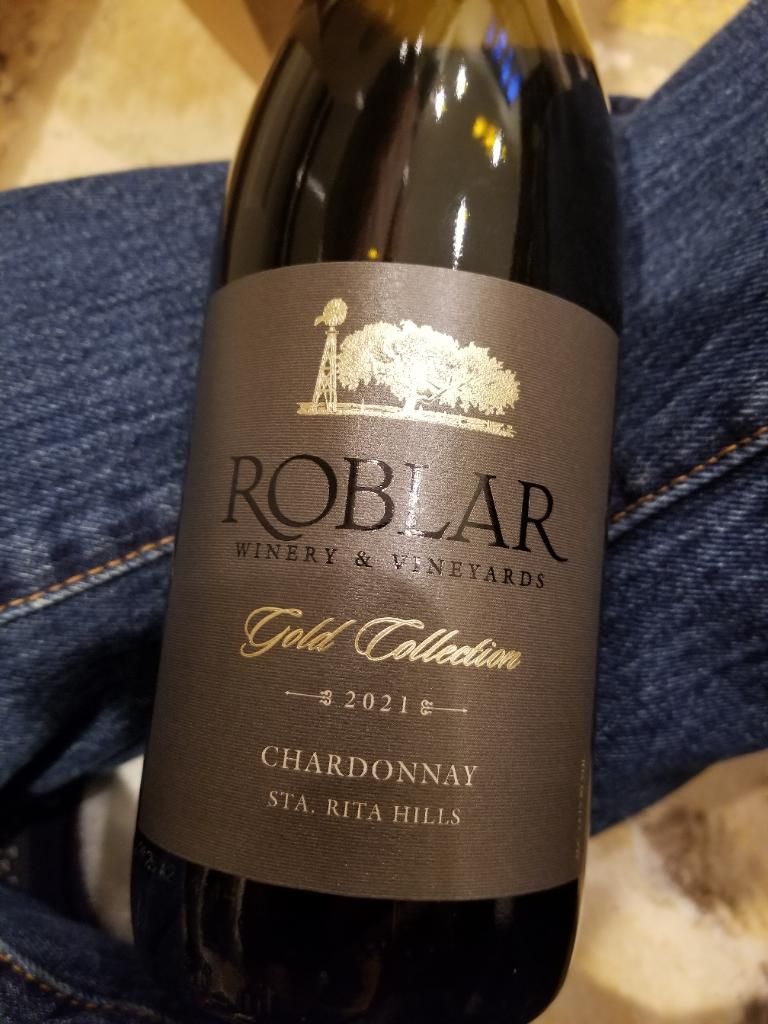 2021 Roblar Chardonnay Gold Collection, USA, California, Central Coast ...