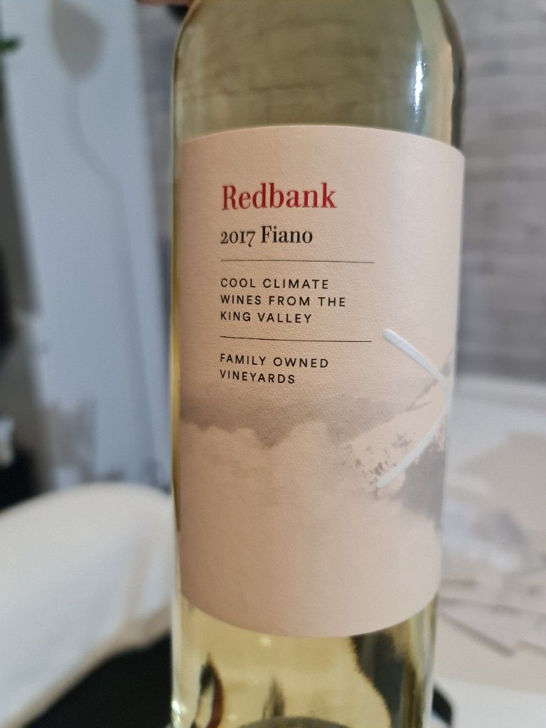 2015 Redbank Winery Fiano, Australia, Victoria, North East, King Valley ...