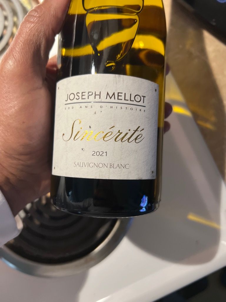 2021 Joseph Mellot Sauvignon Blanc Sincérité, France, Loire Valley, Val ...