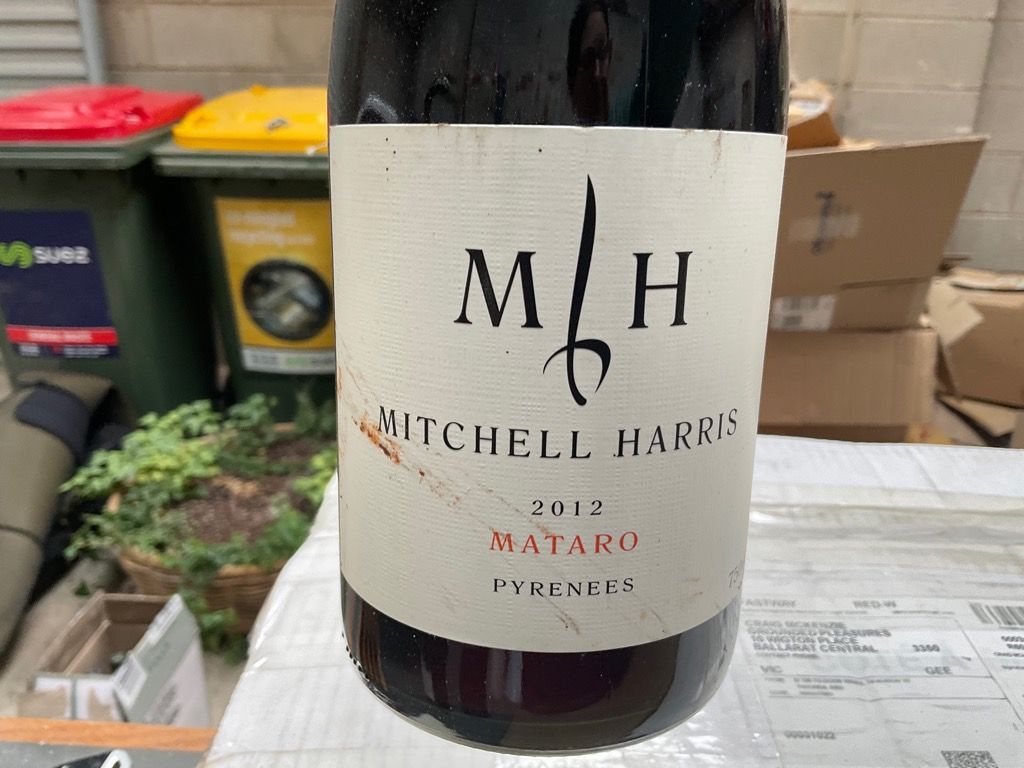2012 Mitchell Harris Wines Mataro Electric Motor, Australia, Victoria ...