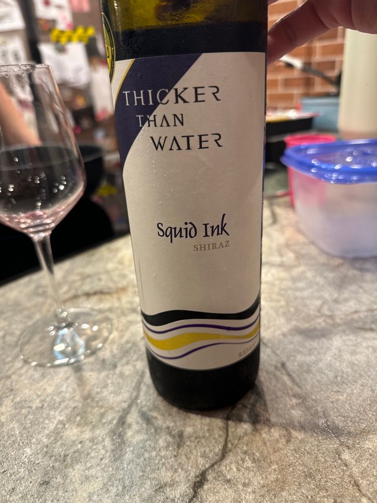 2022 Thicker Than Water Shiraz Squid Ink, Australia, South Australia ...