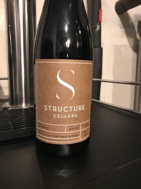 2015 Structure Cellars Syrah Wallula Vineyard, USA, Washington ...