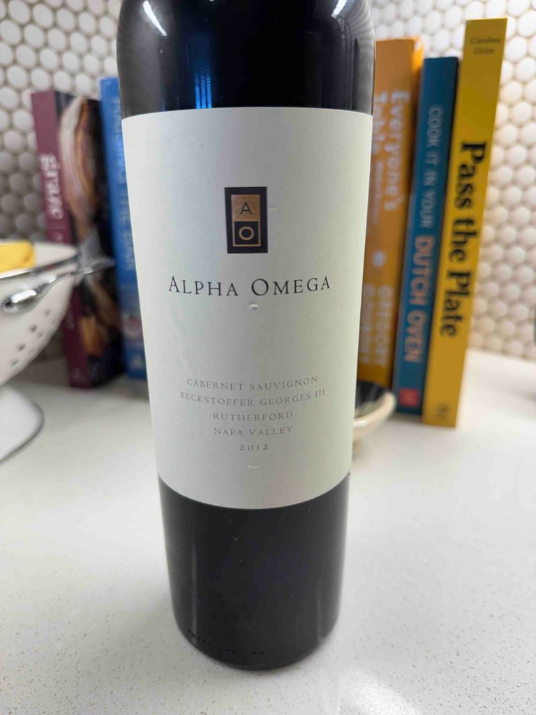 2012 Alpha Omega Cabernet Sauvignon Beckstoffer Georges III Vineyard ...