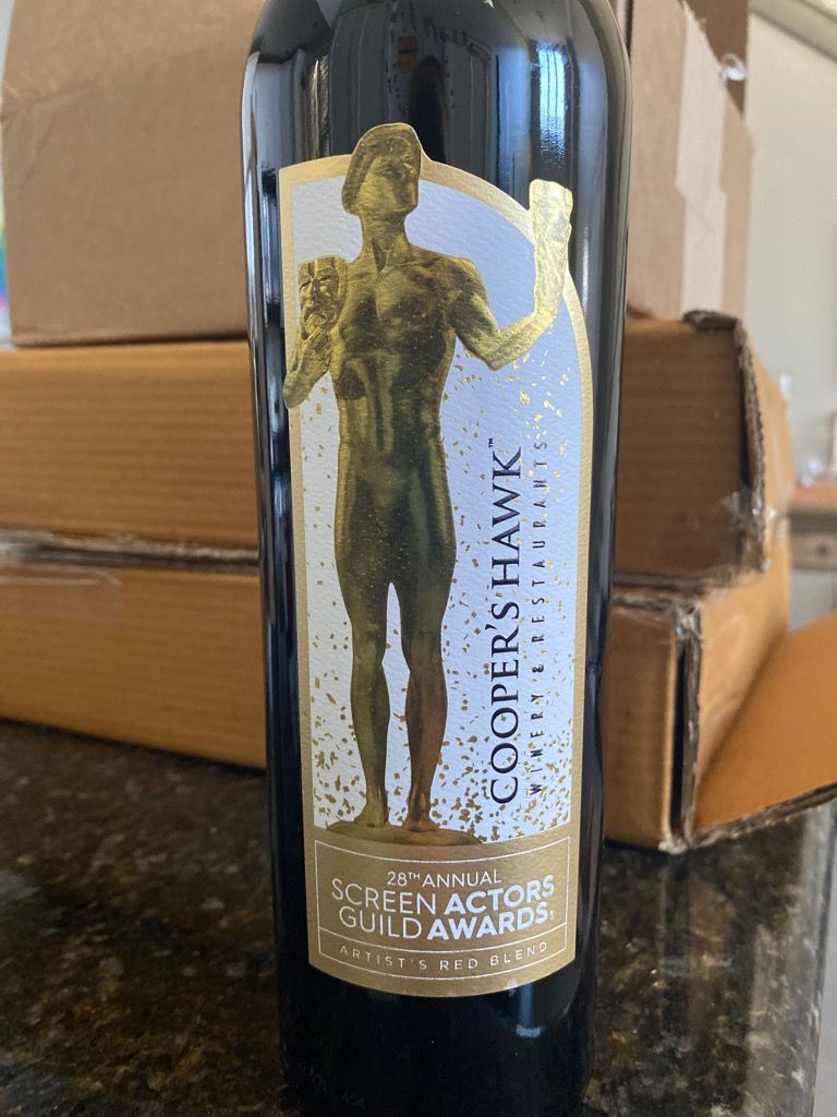 2022 Cooper's Hawk SAG Awards Artist's Red Blend, USA, American ...