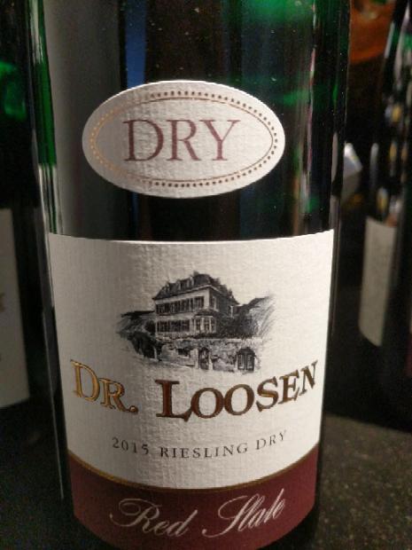2015 Dr. Loosen Riesling Red Slate, Germany, Mosel Saar Ruwer ...