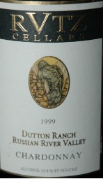 2000 Rutz Cellars Chardonnay Dutton Ranch, USA, California, Sonoma ...