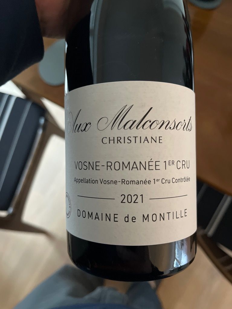 2022 Domaine de Montille Vosne-Romanée 1er Cru Aux Malconsorts ...