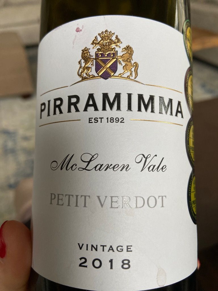 2018 Pirramimma Petit Verdot White Label, Australia, South Australia ...
