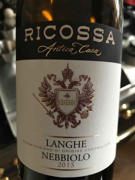 2015 Ricossa Barolo, Italy, Piedmont, Langhe, Barolo - CellarTracker