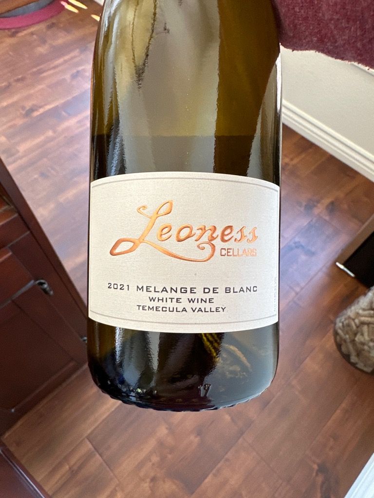 2020 Leoness Cellars melange de blanc, USA, California, South Coast ...