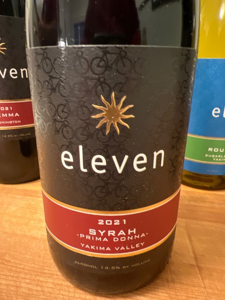 2022 Eleven Syrah Prima Donna Elephant Mountain and Sugarloaf Yakima ...