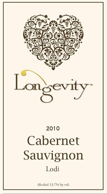 2011 Longevity Wines Cabernet Sauvignon, USA, California, Central ...