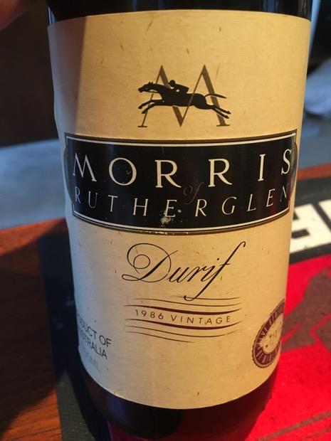 1986 Morris Durif, Australia, Victoria, North East, Rutherglen ...