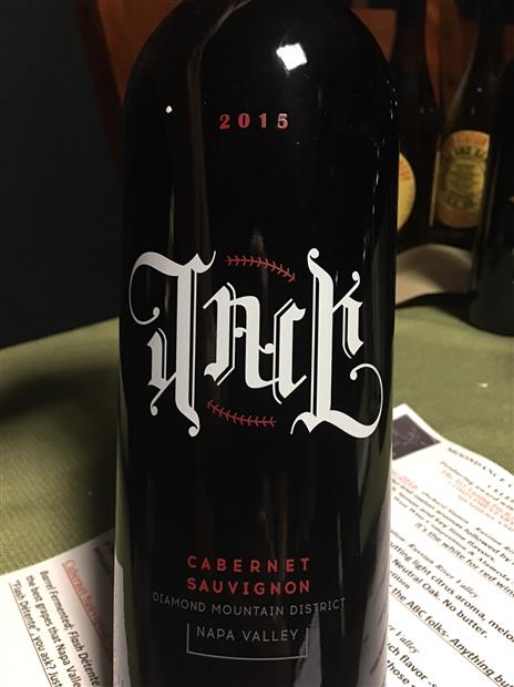 2015 Jack Winery Cabernet Sauvignon Diamond Mountain, USA, California ...