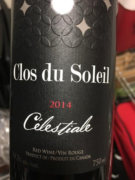 2014 Clos du Soleil Celestiale, Canada, British Columbia, Similkameen ...