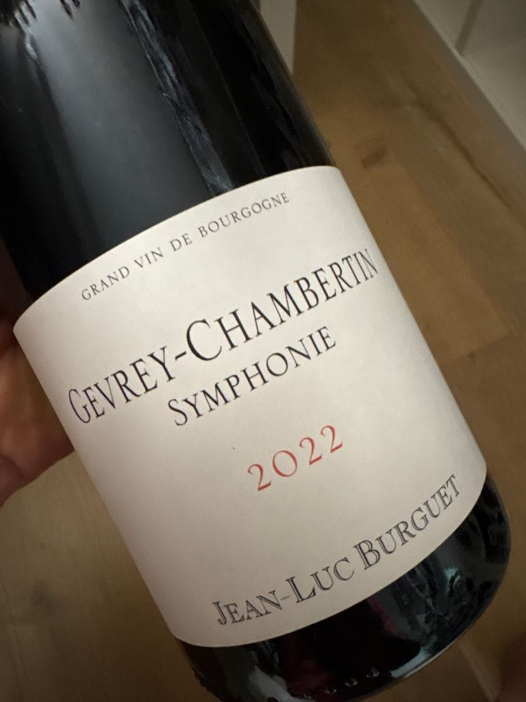 2023 Jean-Luc & Eric Burguet Gevrey-Chambertin Cuvée Symphonie, France ...