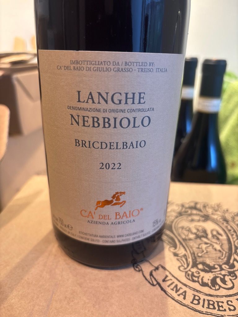 2022 Ca' del Baio Langhe Nebbiolo Bric del Baio, Italy, Piedmont, Langhe, Langhe DOC - CellarTracker