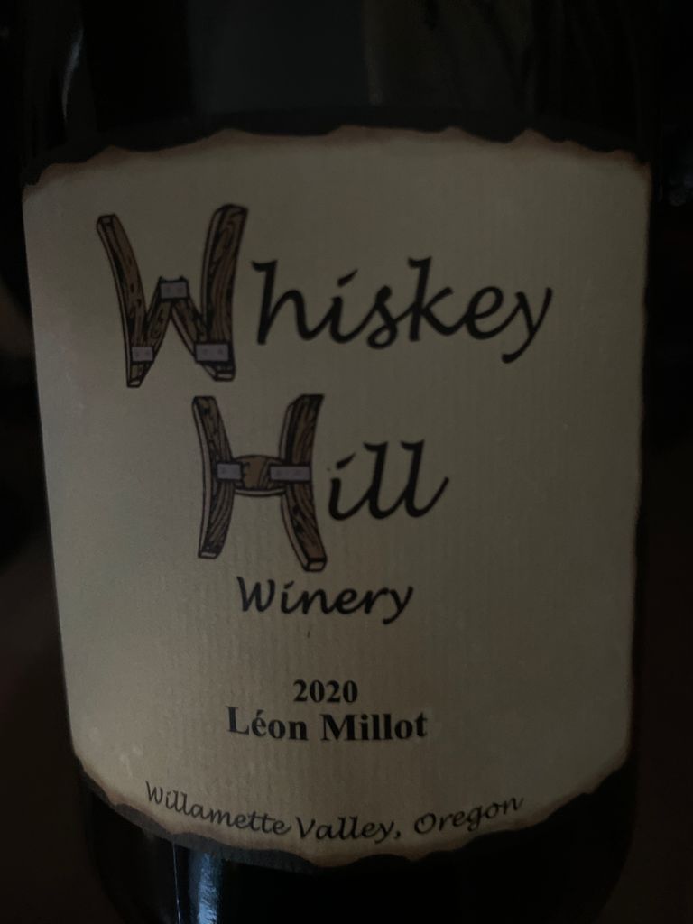 2020 Whiskey Hill Winery Leon Millot, USA, Oregon, Willamette Valley ...
