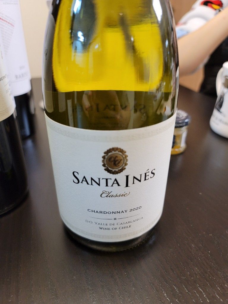 2020 Santa Ines Chardonnay, Chile, Maipo Valley - CellarTracker