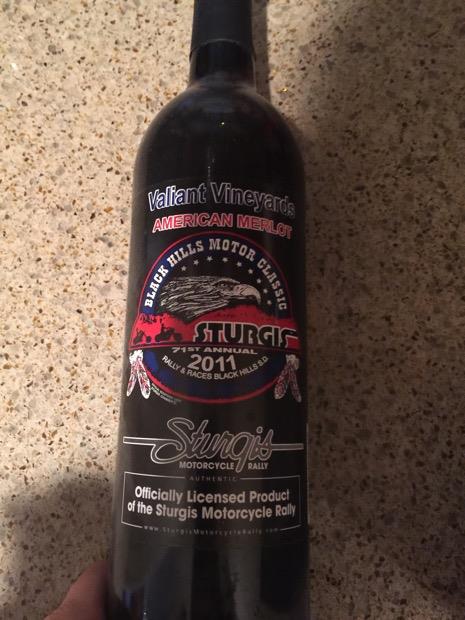 2012 Valiant Vineyards Merlot Sturgis 71th Annual Motorcycle Rally and ...