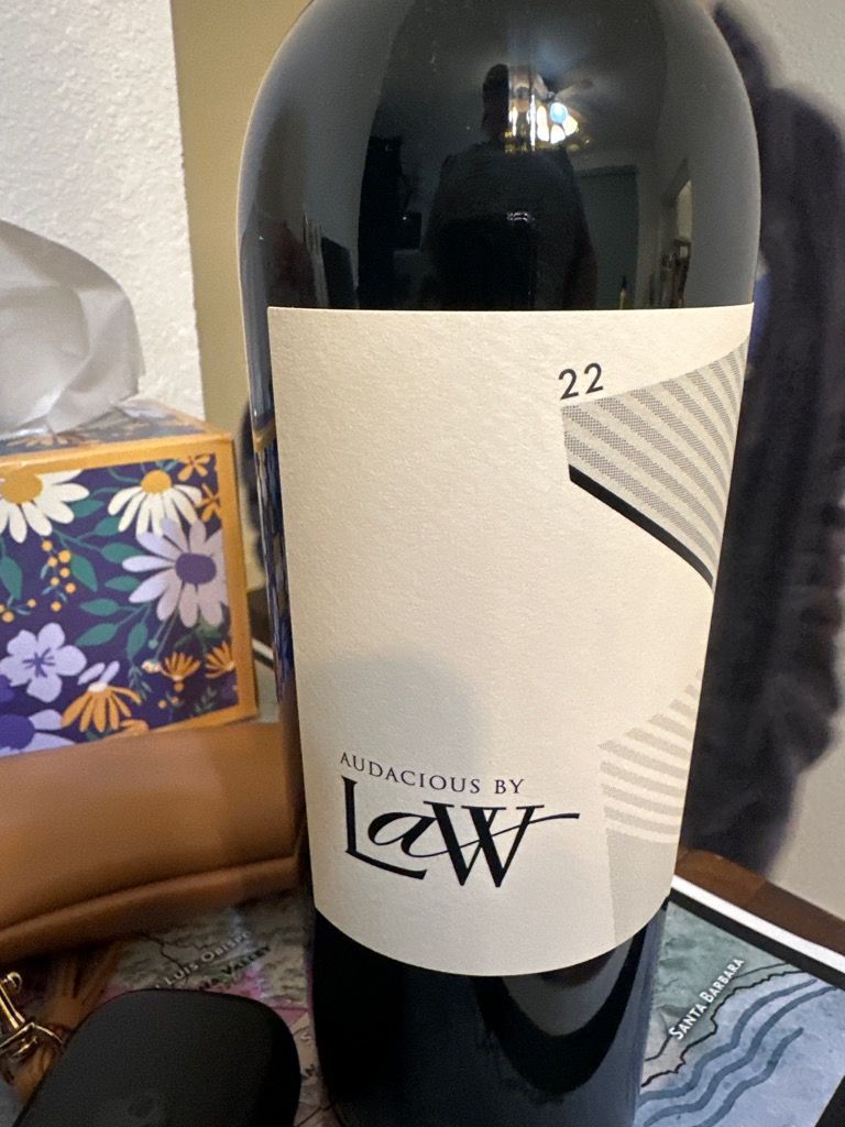 2022 Law Estate Wines Audacious, USA, California, Central Coast, Paso ...