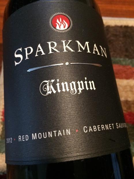 2012 Sparkman Cellars Cabernet Sauvignon Kingpin, USA, Washington ...