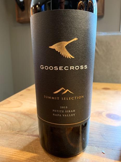 2015 Goosecross Cellars Petite Sirah Summit Selection, USA, California ...