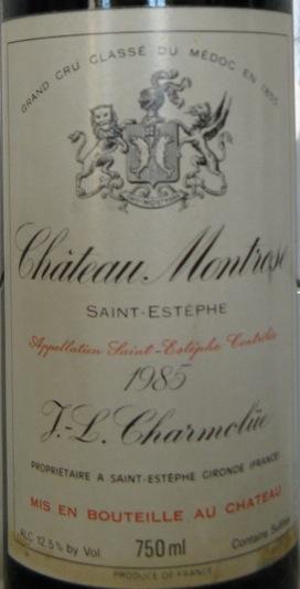 1985 Château Montrose, France, Bordeaux, Médoc, St. Estèphe - CellarTracker
