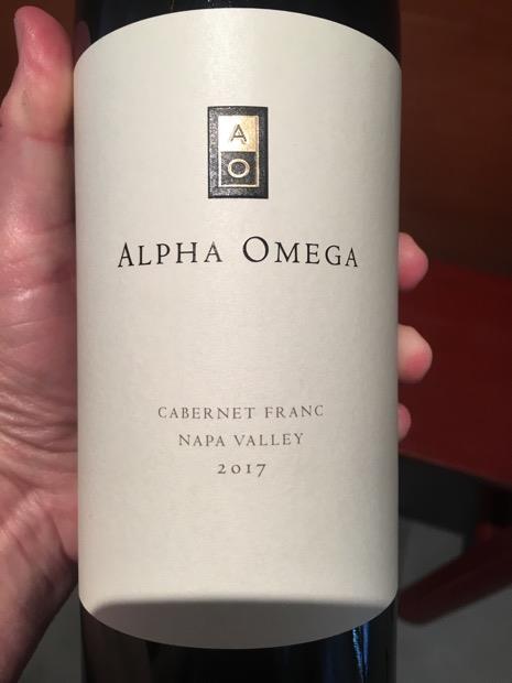 2017 Alpha Omega Cabernet Franc, USA, California, Napa Valley ...